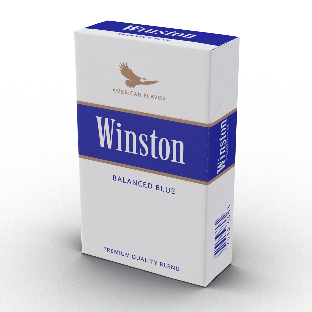 cigarettes winston 3d model