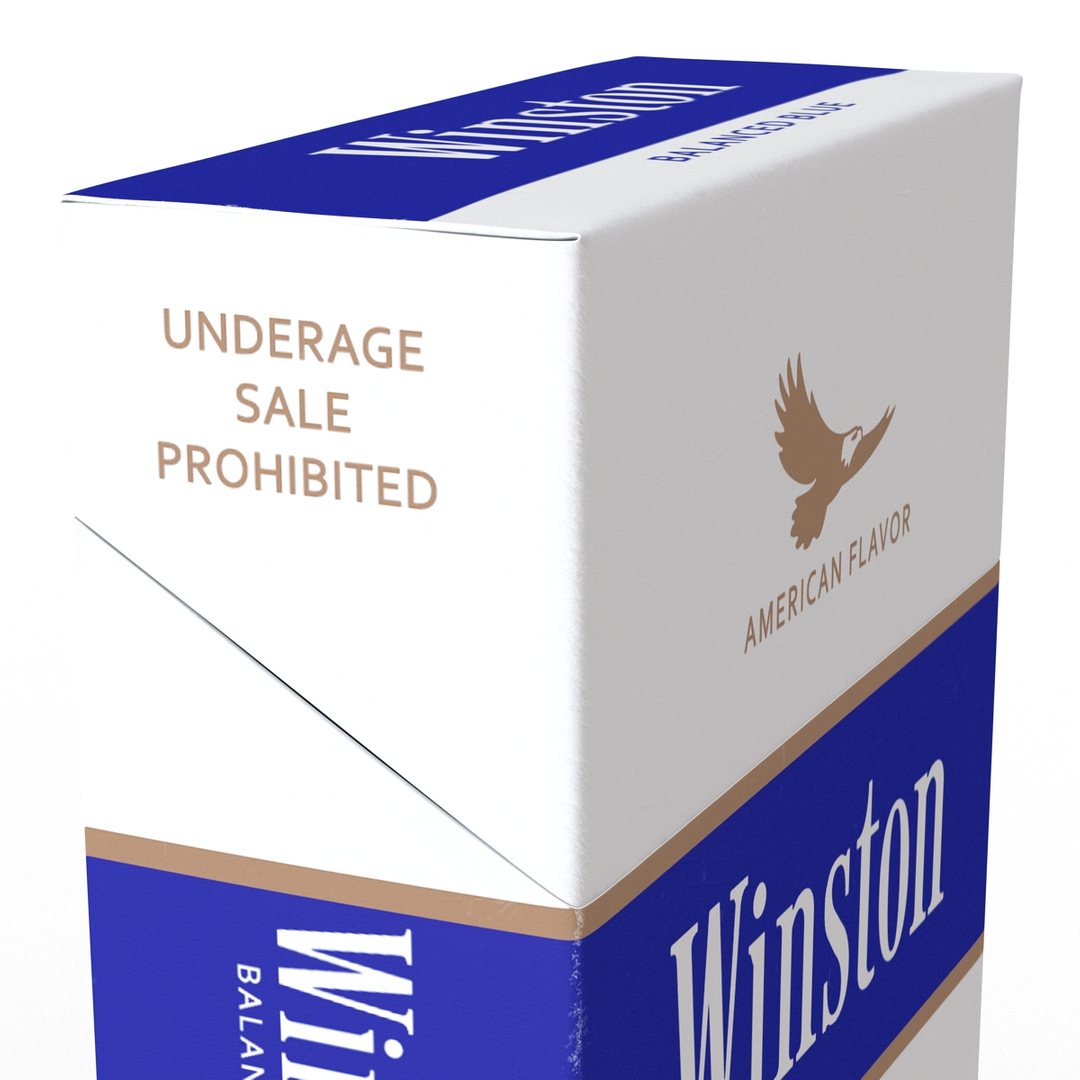 modelo 3d Colección de modelos de cigarrillos Winston 3D - TurboSquid ...
