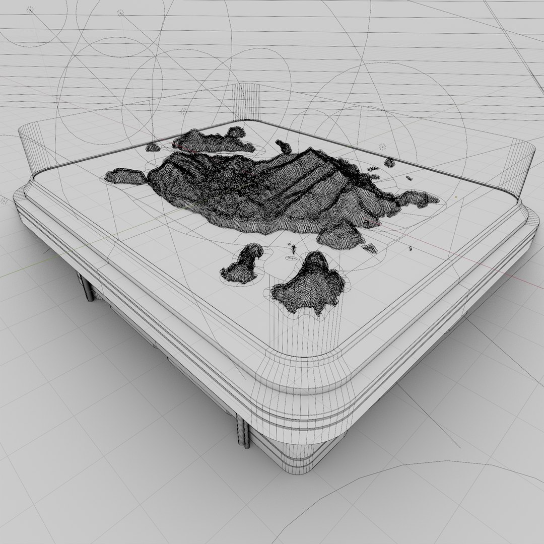 Sci-fi Table Model - TurboSquid 2120388