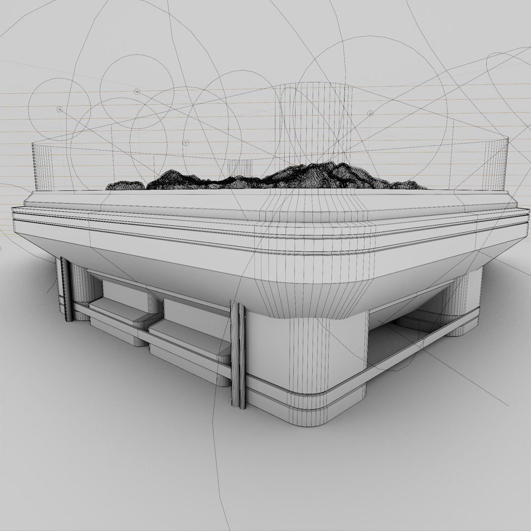 Sci-fi Table Model - TurboSquid 2120388