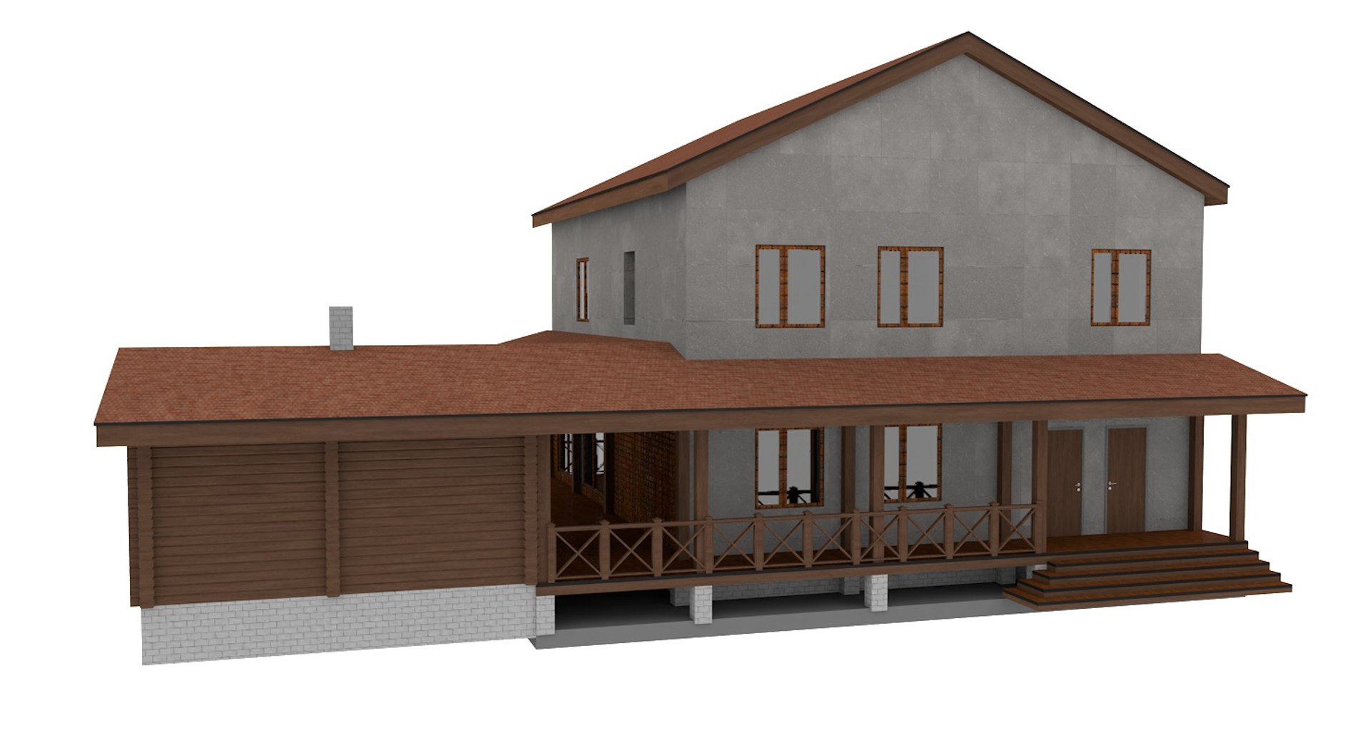 Simple Stone House 2 3D - TurboSquid 1245330