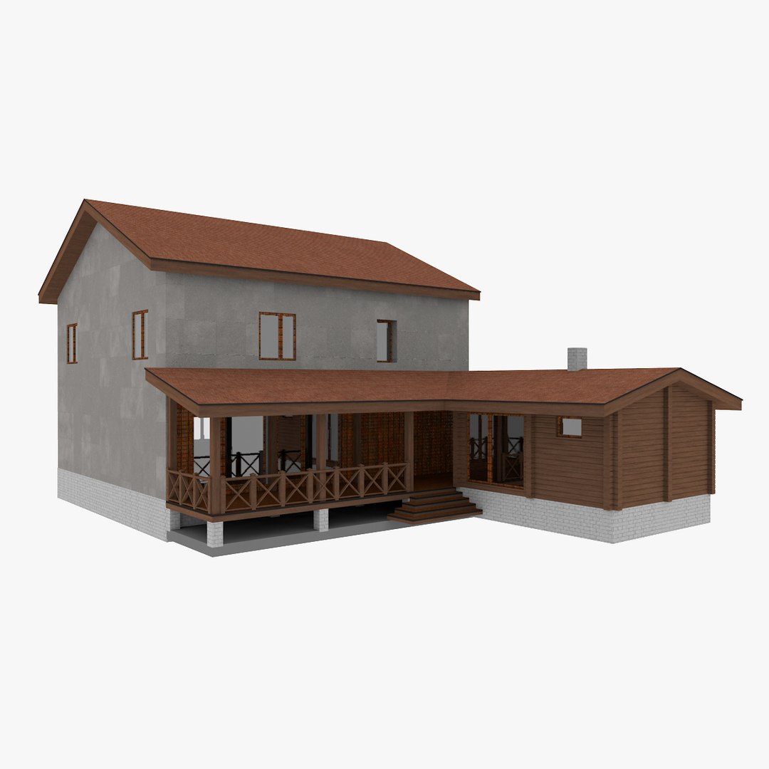 Simple Stone House 2 3D - TurboSquid 1245330