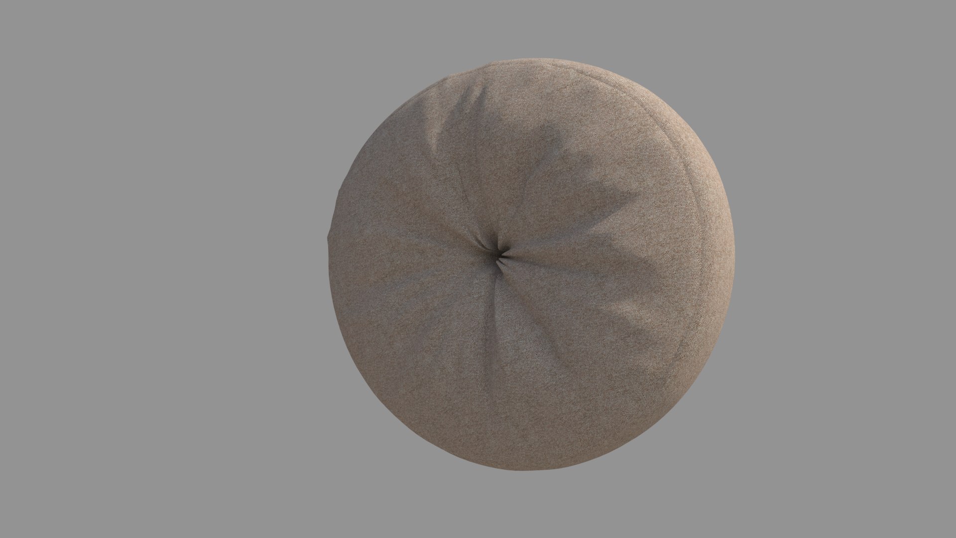 3D Model Round Pillow - TurboSquid 1980735