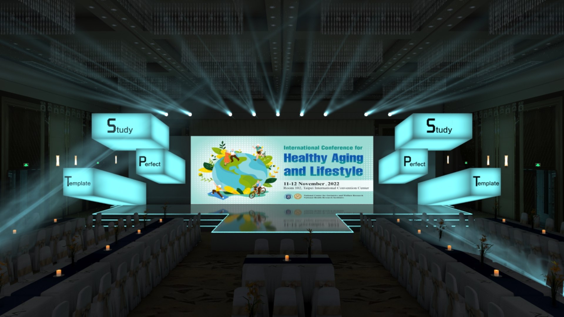 3D Stage Truss Meeting Hall Assembly Hall Conference Concert Hall Model ...