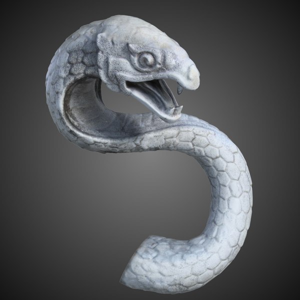 3dsmax thailand snake sculpture