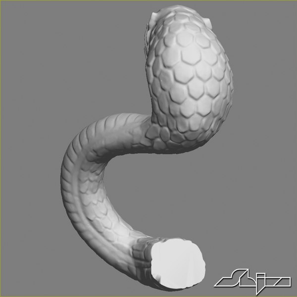 3dsmax thailand snake sculpture