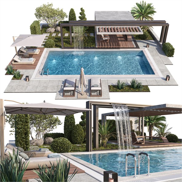Free 3D Swimming-Pool Models | TurboSquid
