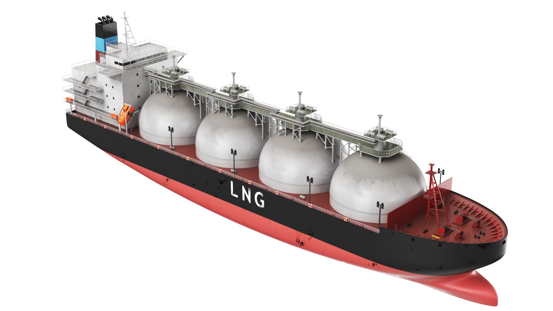 Detailed Oil Platform And Ship 3D Model - TurboSquid 2260310