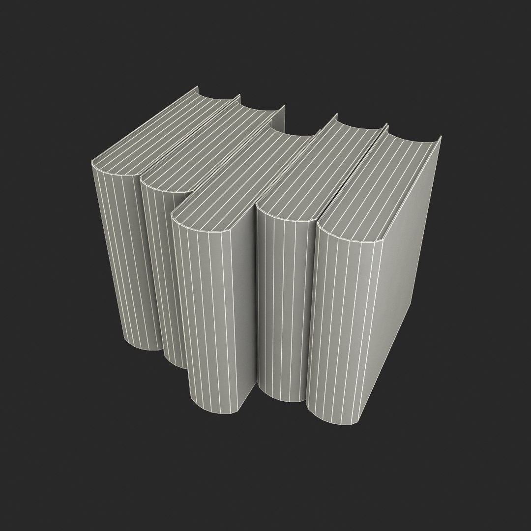 books v2 3d max