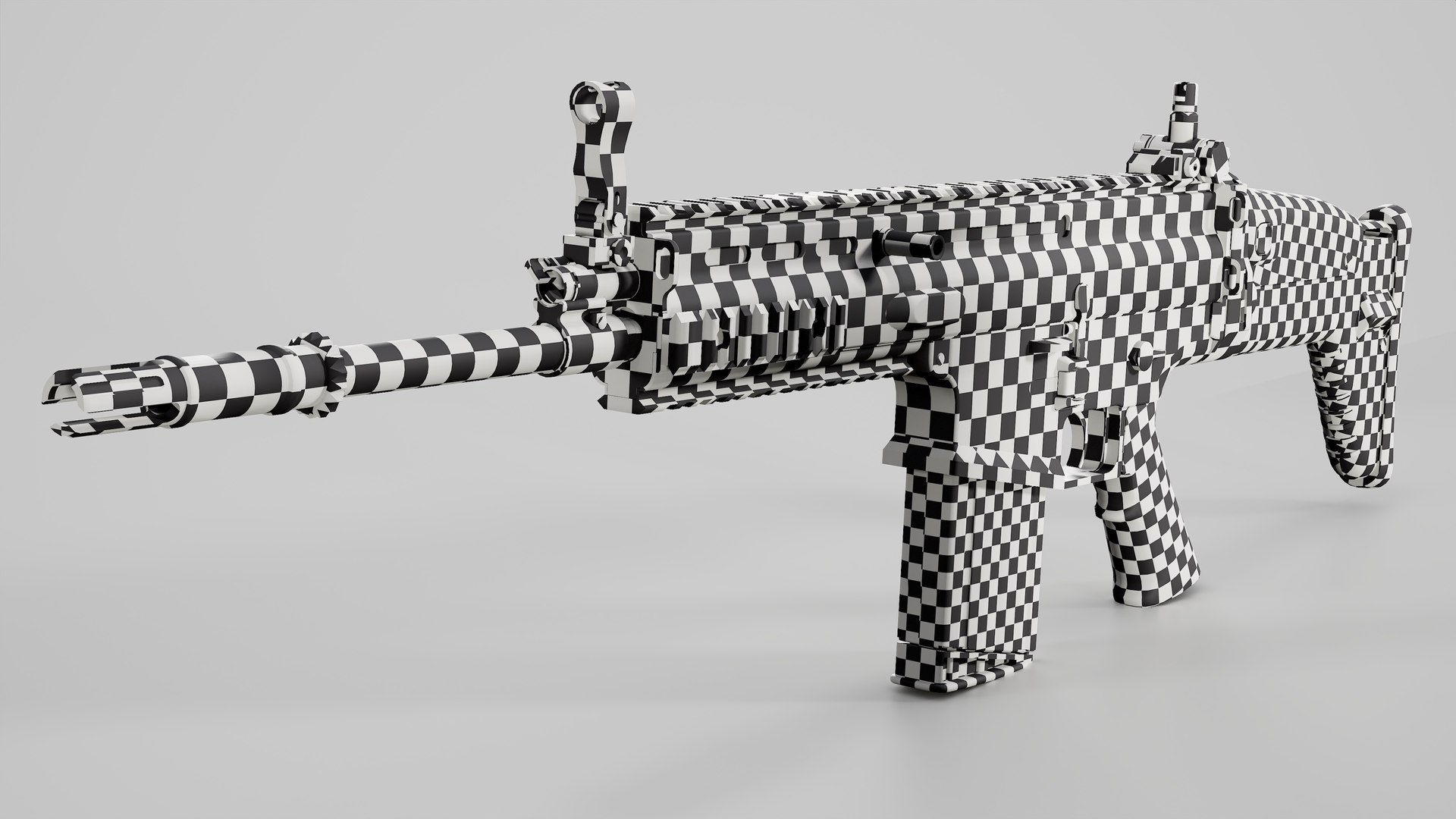 3D FN SCAR-H Model - TurboSquid 2122460