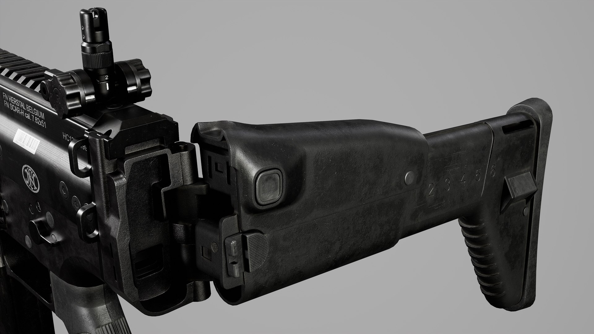 3D FN SCAR-H Model - TurboSquid 2122460