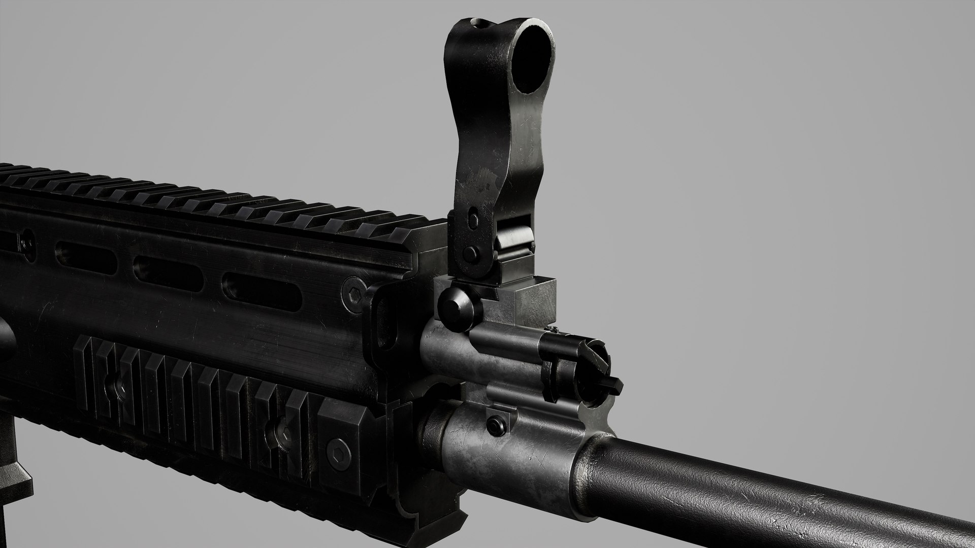 3D FN SCAR-H Model - TurboSquid 2122460