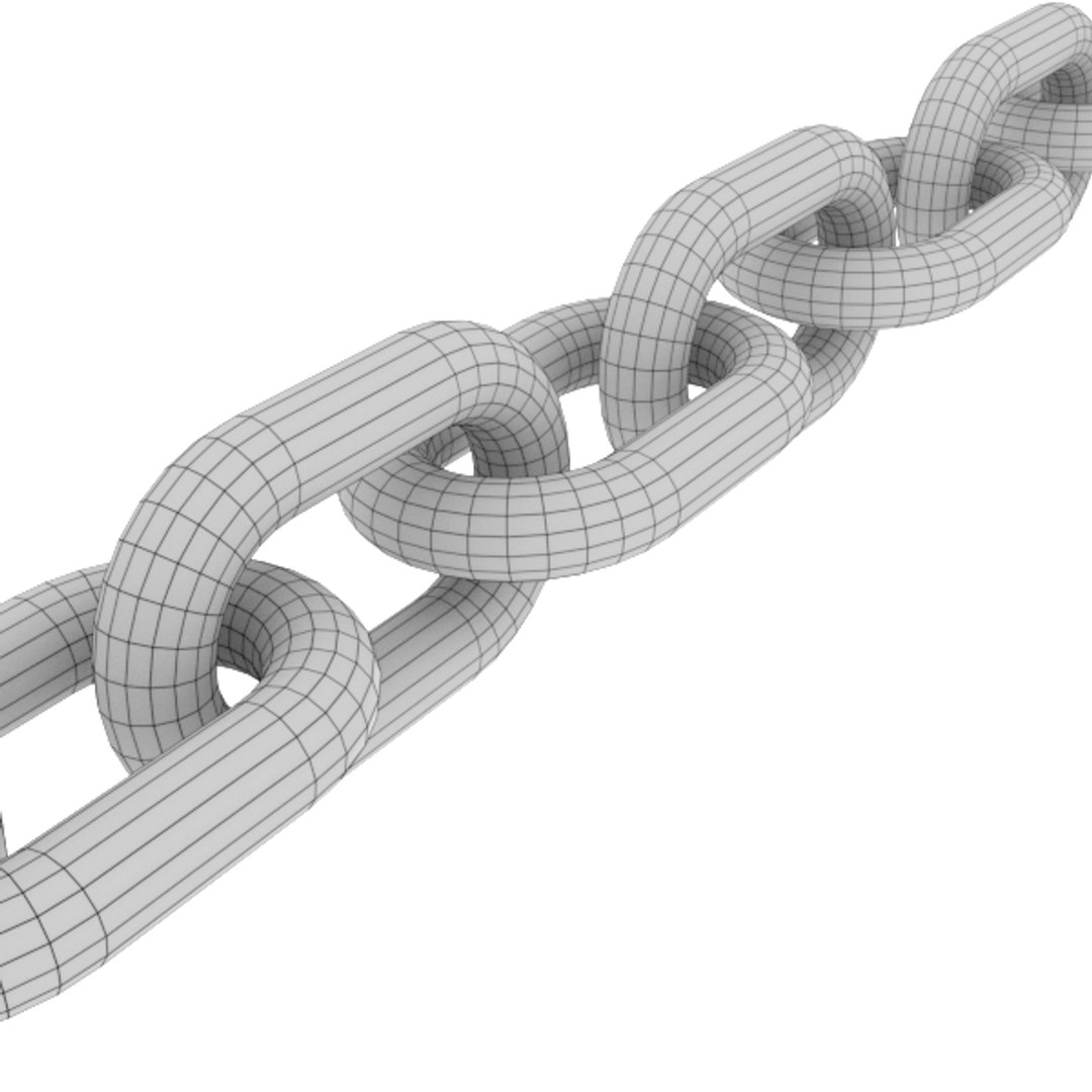 3D Steel Chain Simple Model - TurboSquid 1169114