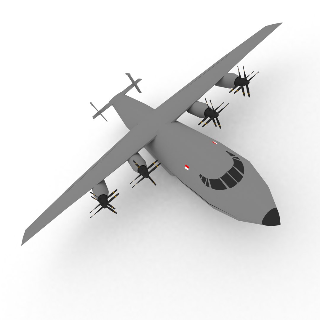 Low Poly Antonov An-22 Cargo Airplane Model - TurboSquid 1716443