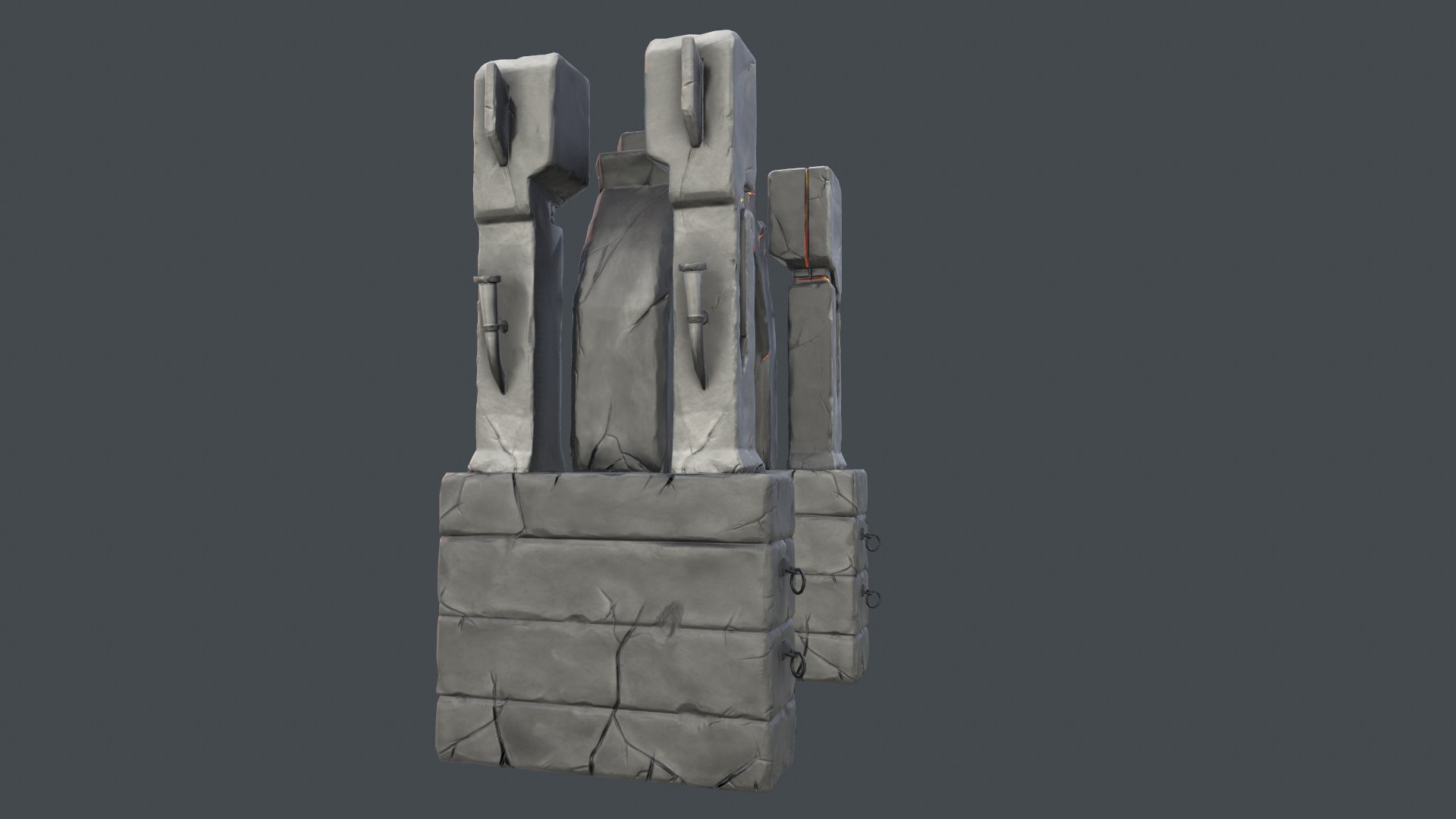 3D boss door videogame asset - TurboSquid 1474617