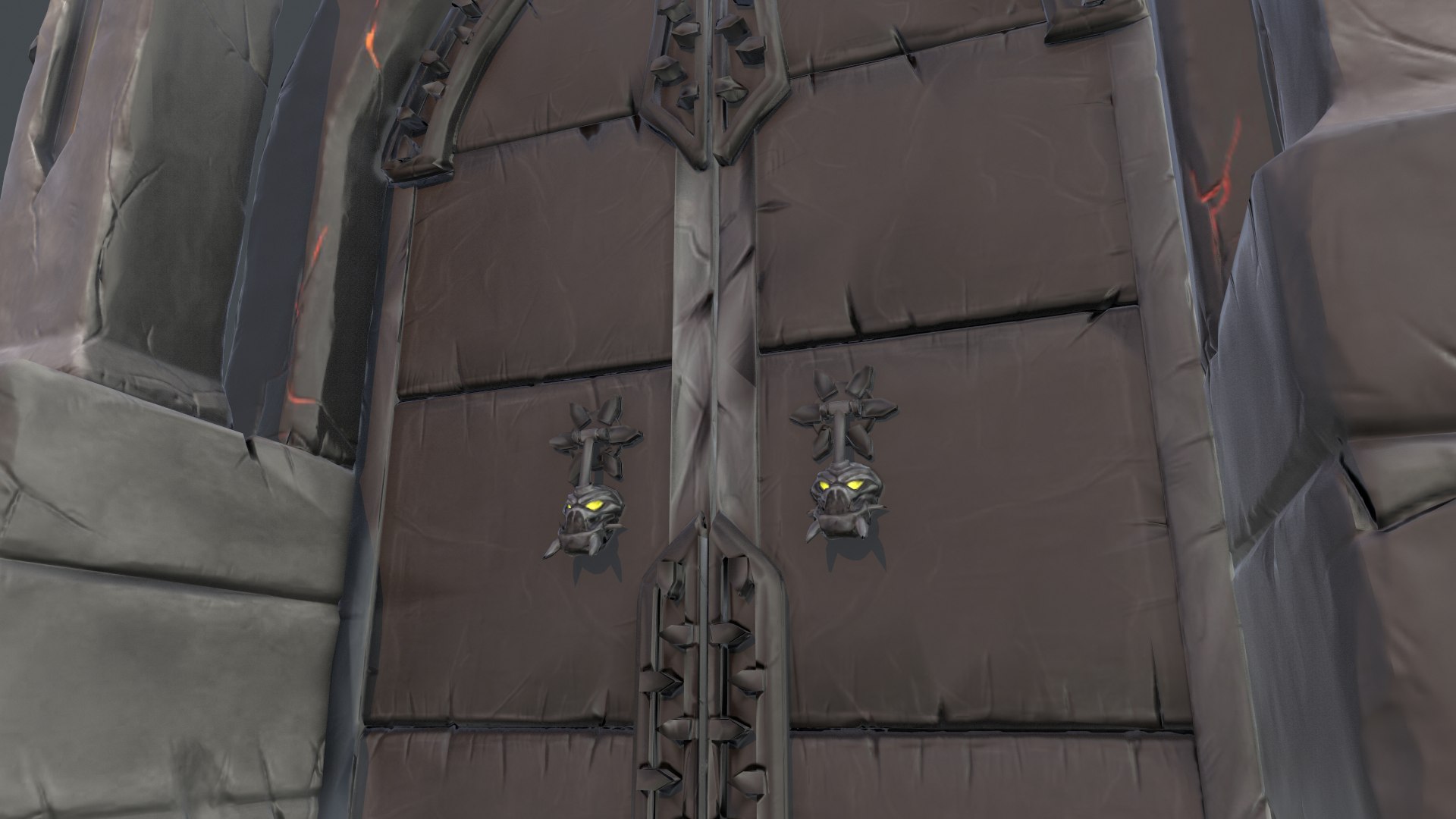 3D boss door videogame asset - TurboSquid 1474617