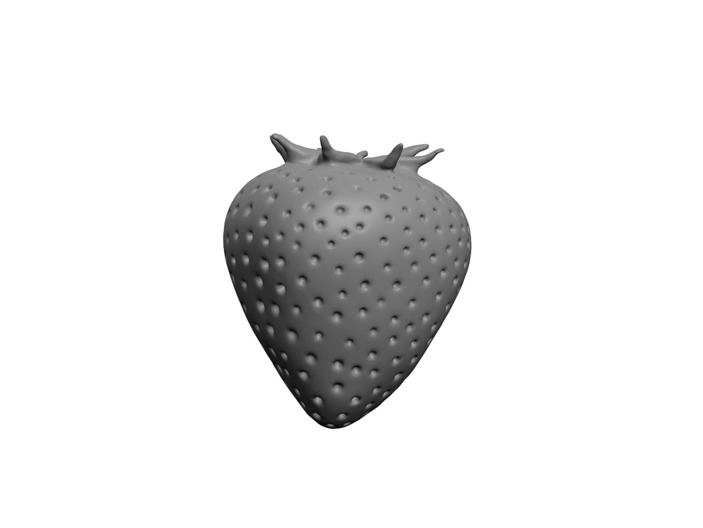 3D Strawberry Basic Model - TurboSquid 2281942
