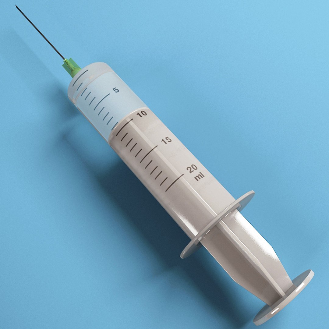 Syringes Modelled 3d Model