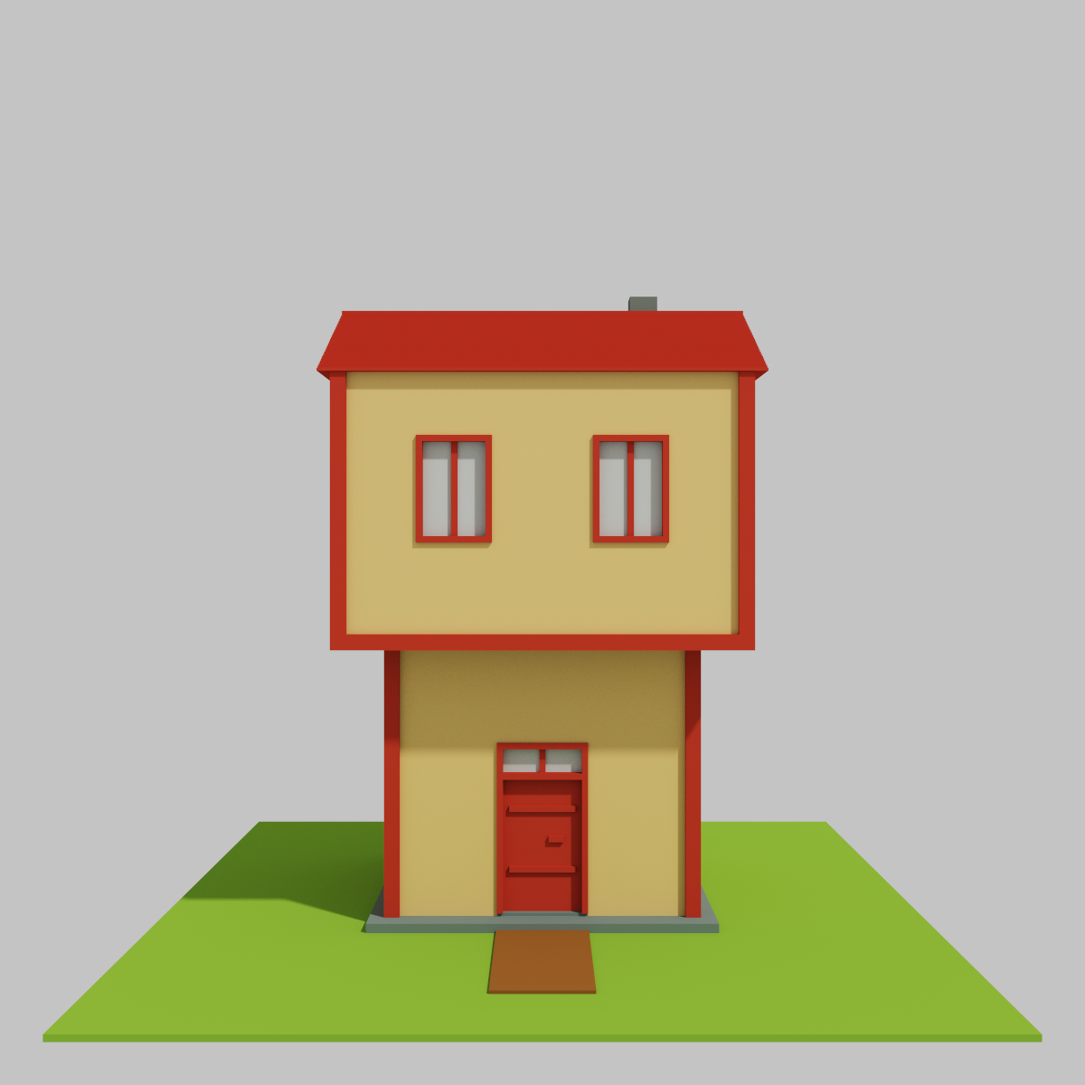 3D house voxel - TurboSquid 1704656