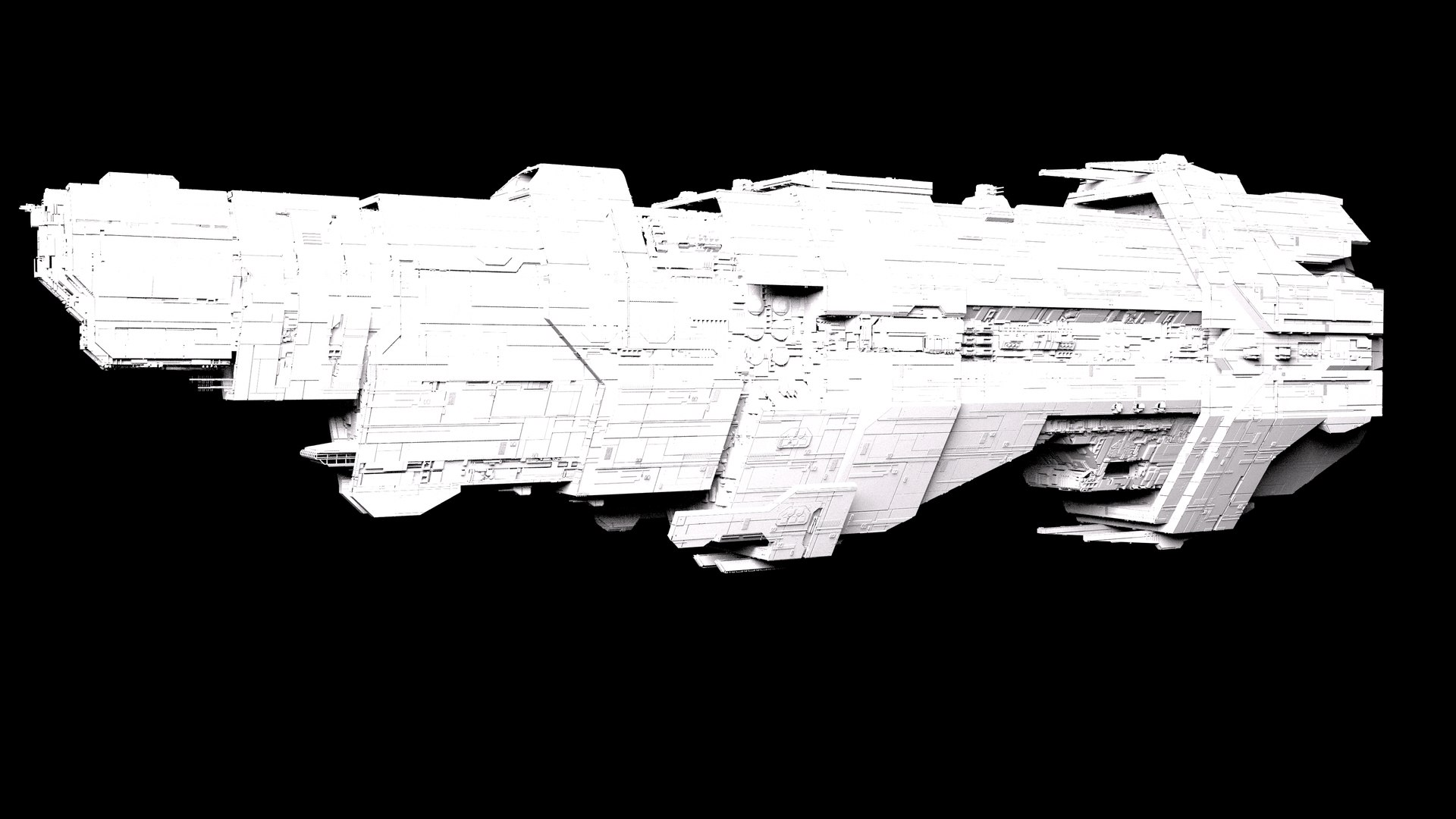 3D Marathon Class Heavy Cruiser Model - TurboSquid 2353048
