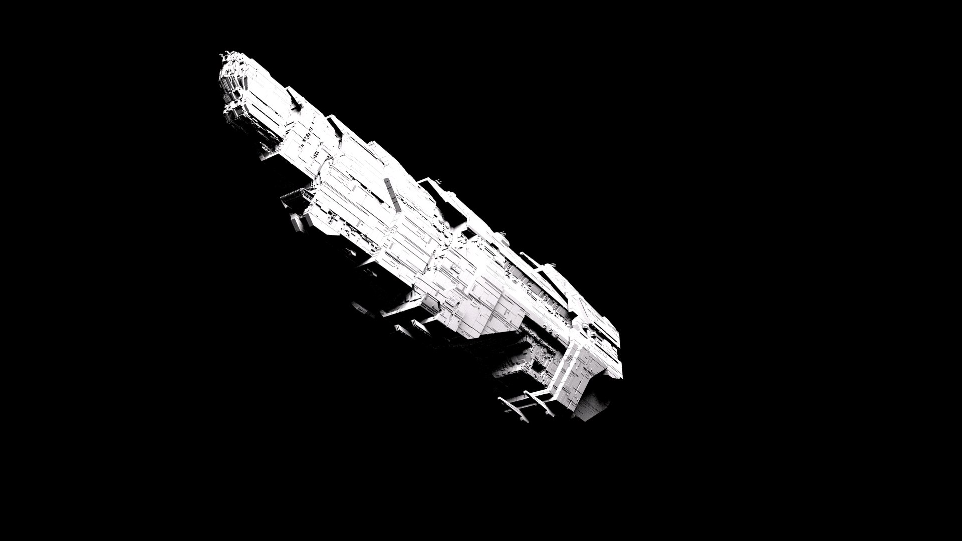 3D Marathon Class Heavy Cruiser Model - TurboSquid 2353048