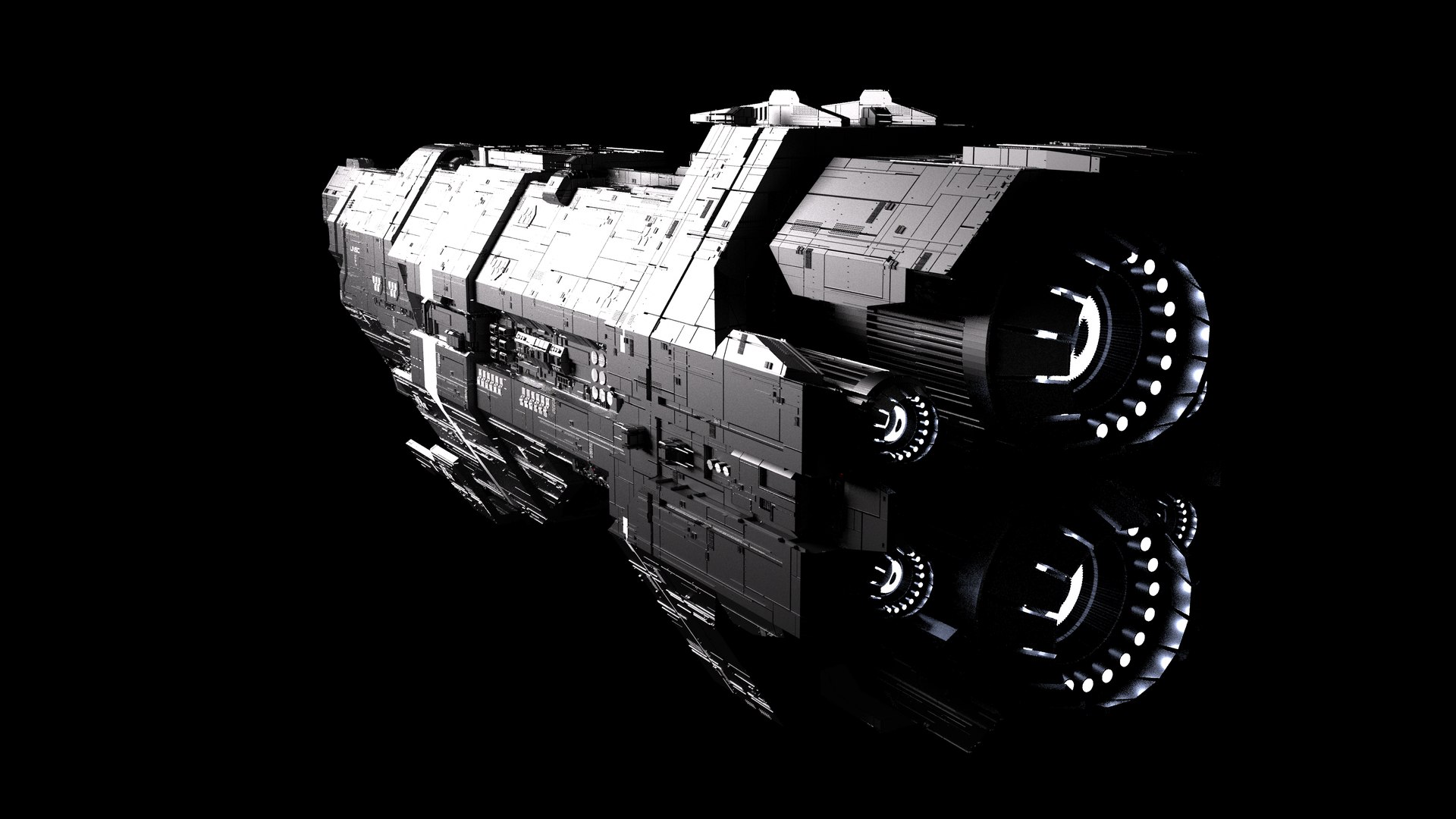 3D Marathon Class Heavy Cruiser Model - TurboSquid 2353048
