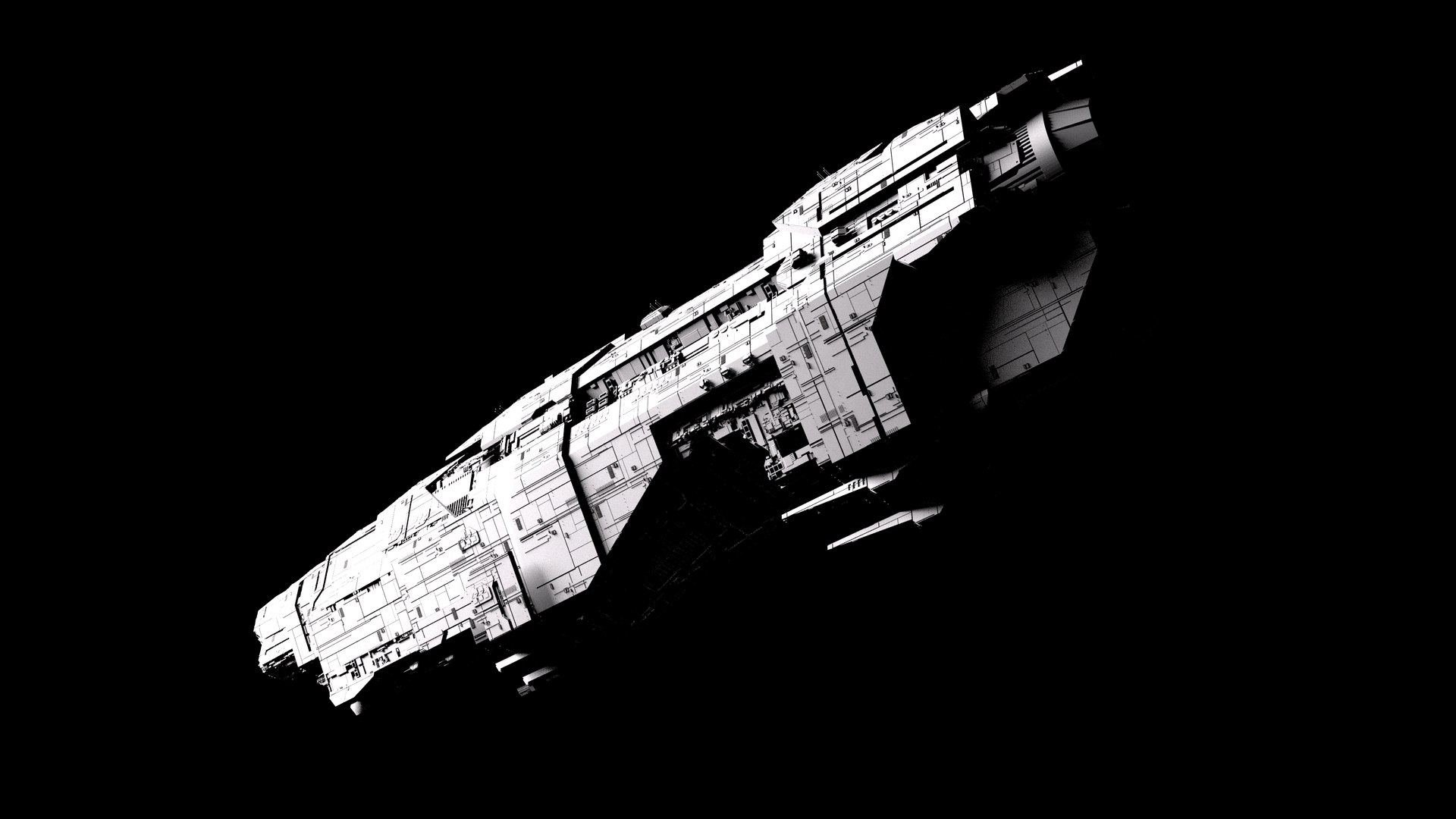 3D Marathon Class Heavy Cruiser Model - TurboSquid 2353048