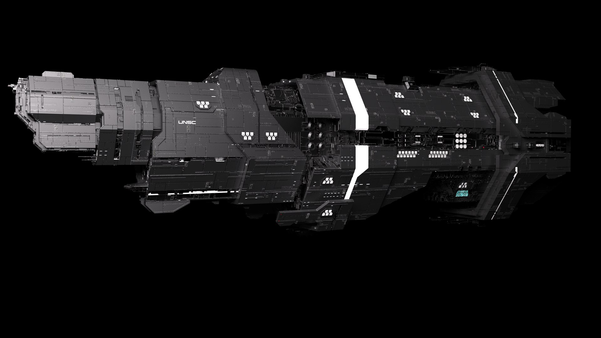 3D Marathon Class Heavy Cruiser Model - TurboSquid 2353048