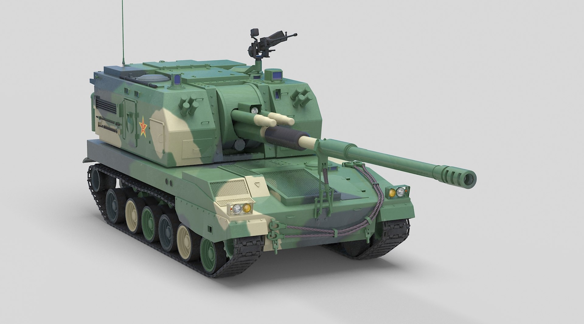 3D Chinese Plz 05 Self Propelled - TurboSquid 1250851