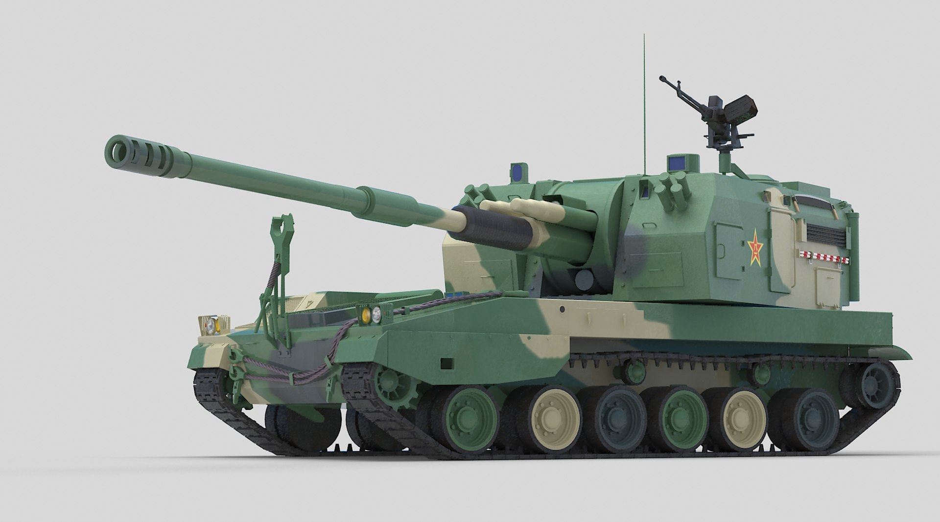 3D Chinese Plz 05 Self Propelled - TurboSquid 1250851