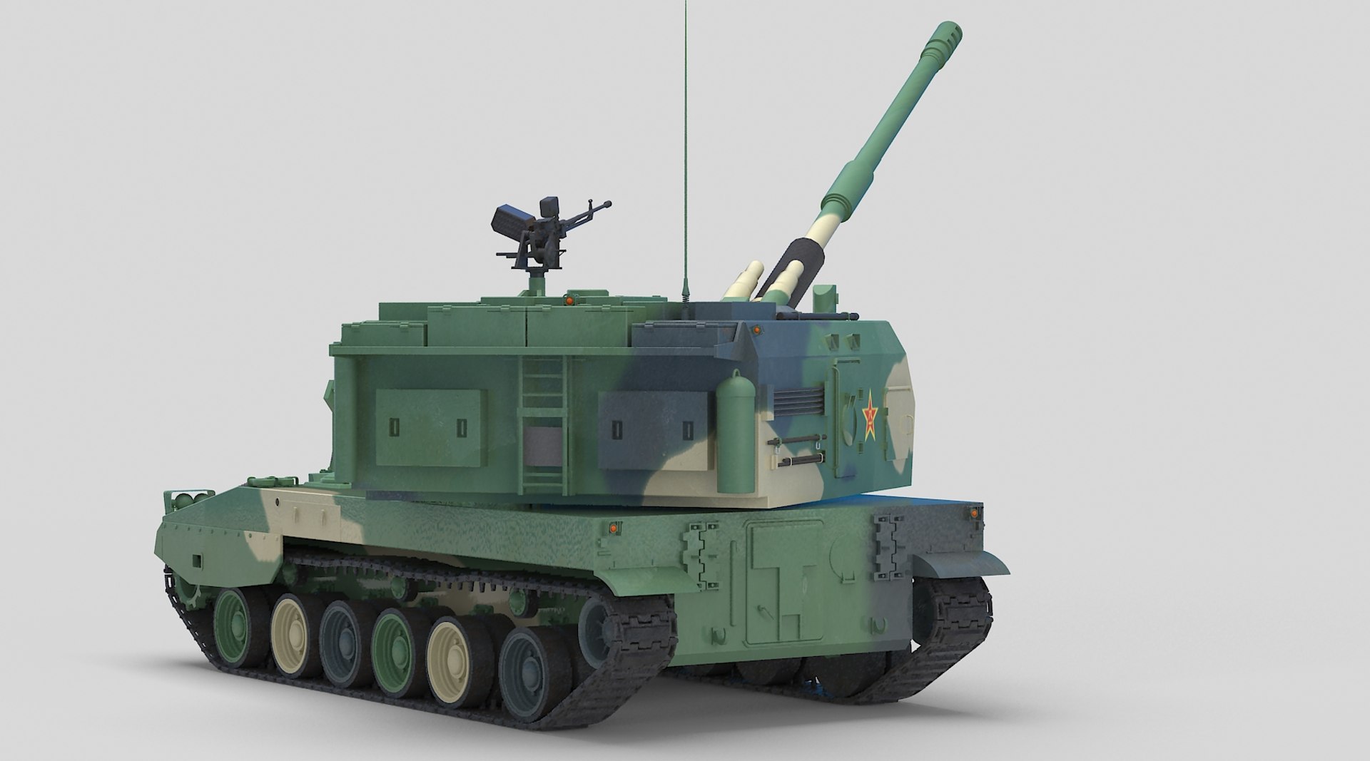 3D Chinese Plz 05 Self Propelled - TurboSquid 1250851