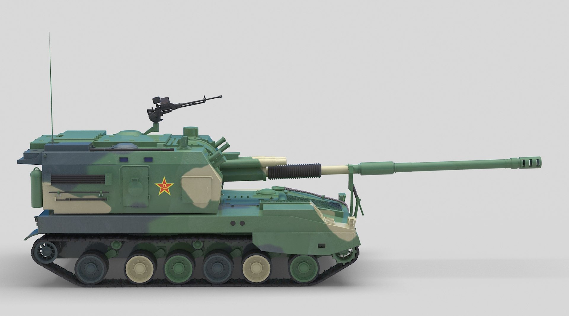 3D Chinese Plz 05 Self Propelled - TurboSquid 1250851