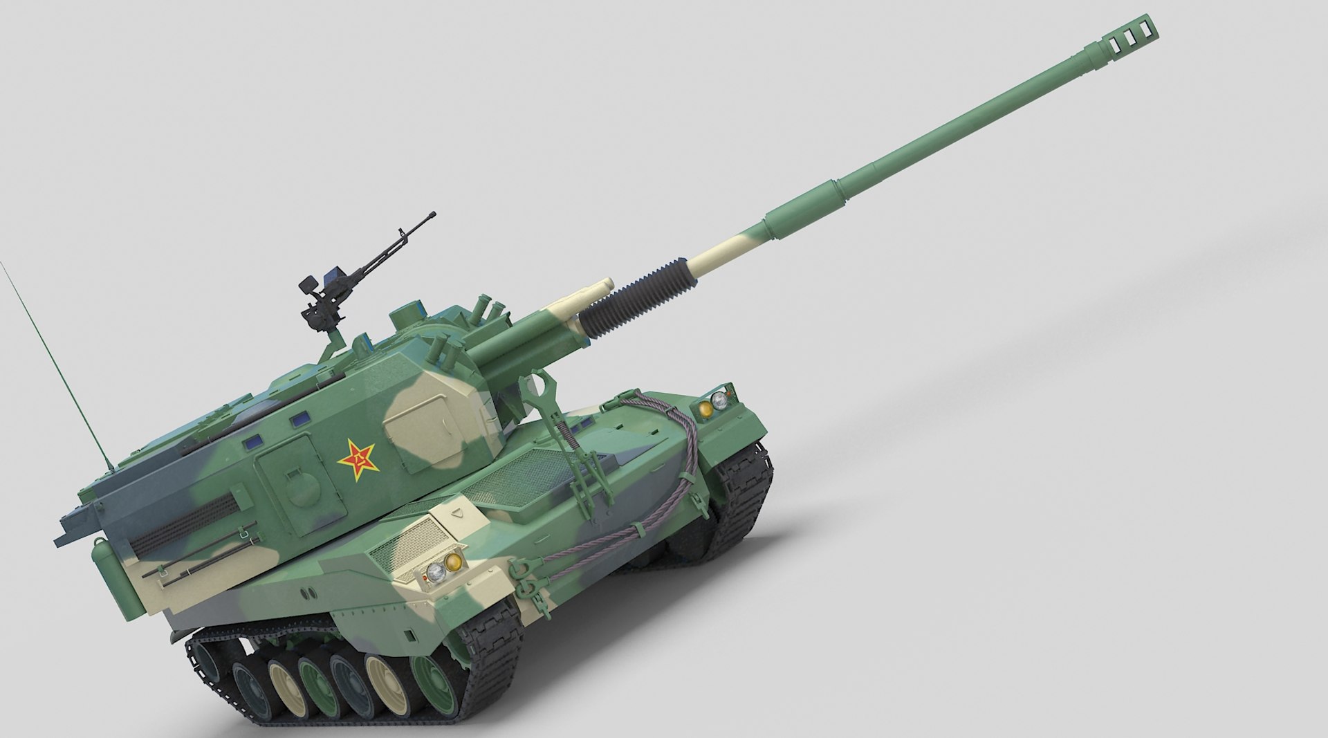 3D Chinese Plz 05 Self Propelled - TurboSquid 1250851