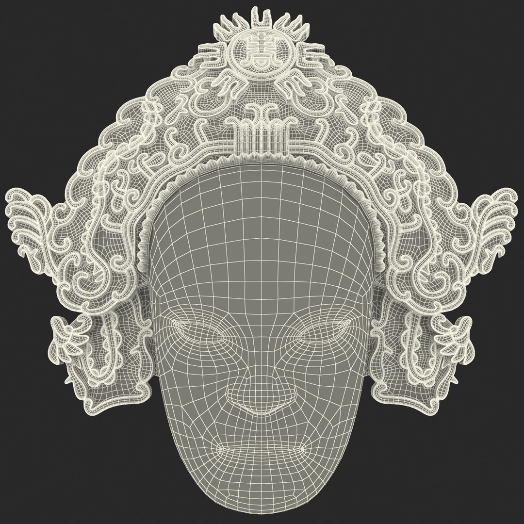3D asian mask - TurboSquid 739276