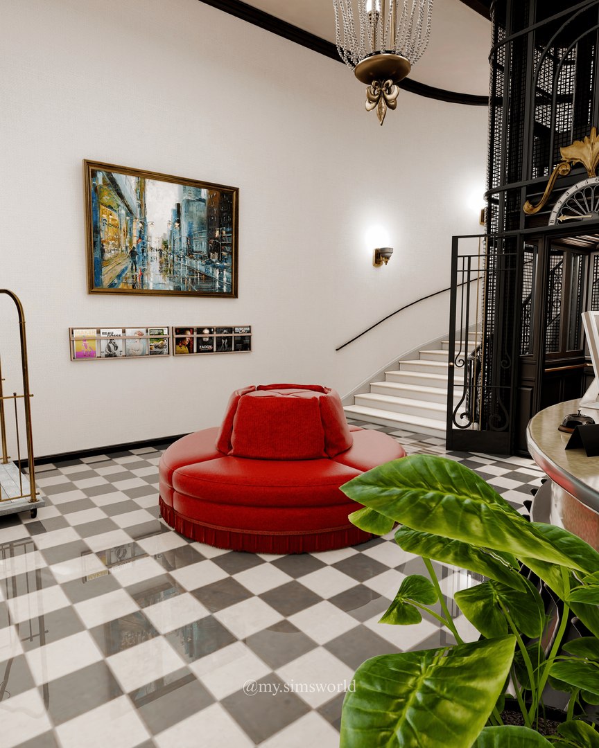 Free Hotel Entrance Blender Scene - DAY And NIGHT 3D Model - TurboSquid ...