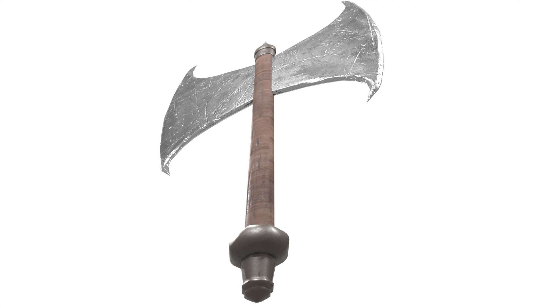 3D Model Medieval Double-Edged Axe - TurboSquid 2191071