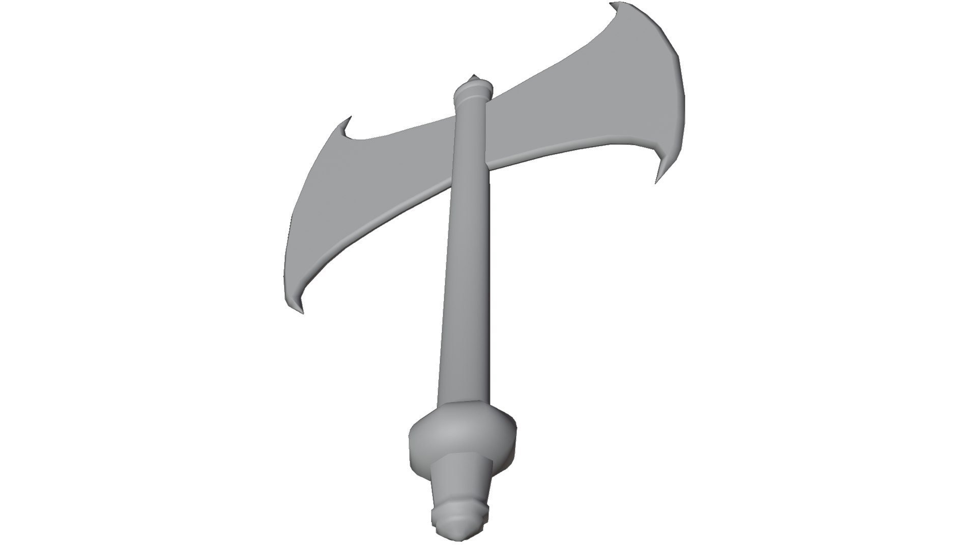 3D Model Medieval Double-Edged Axe - TurboSquid 2191071
