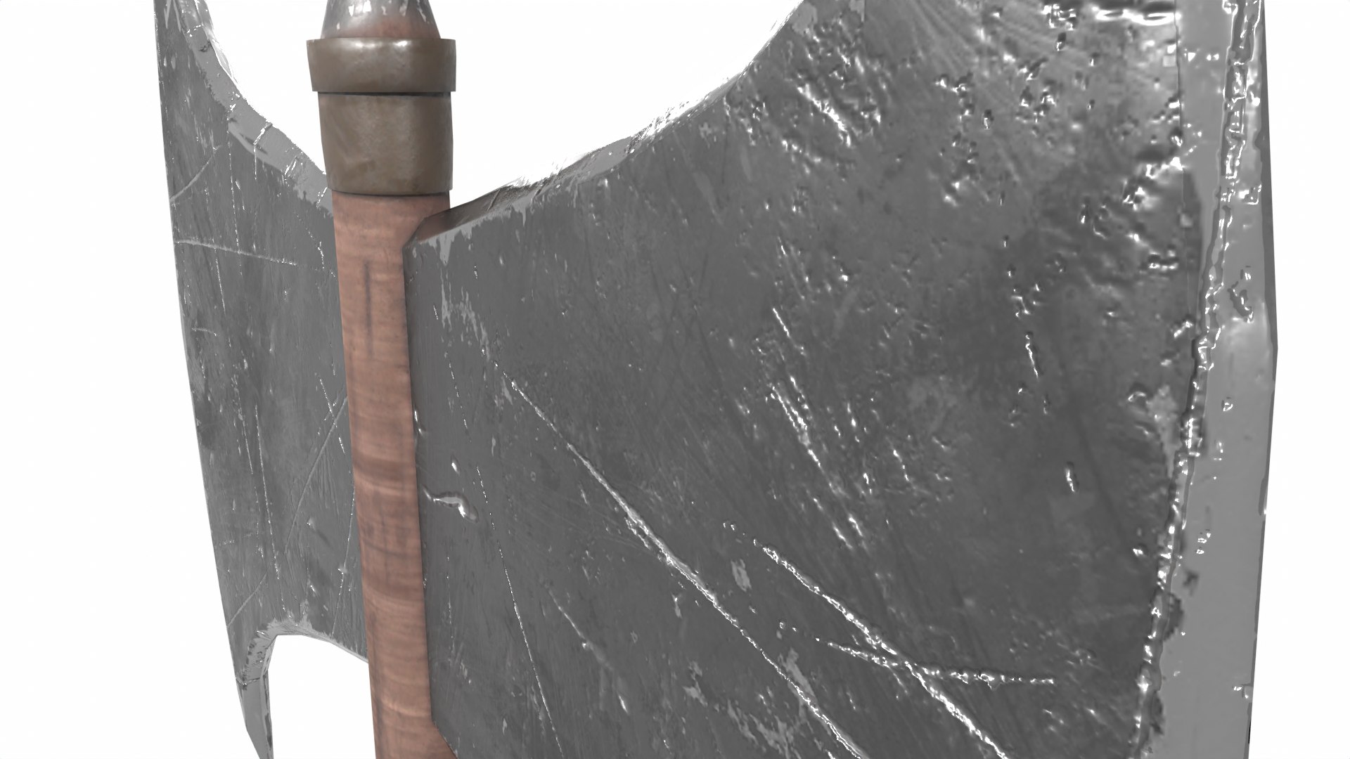 3D Model Medieval Double-Edged Axe - TurboSquid 2191071
