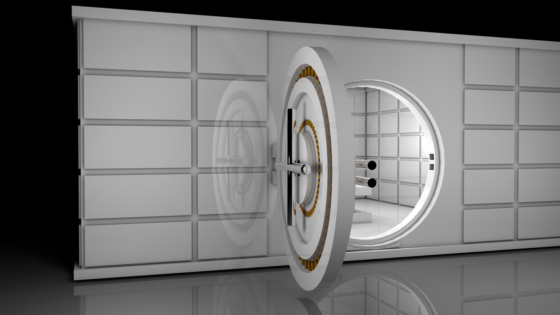 3D Sci Fi Vault Model - TurboSquid 2236854