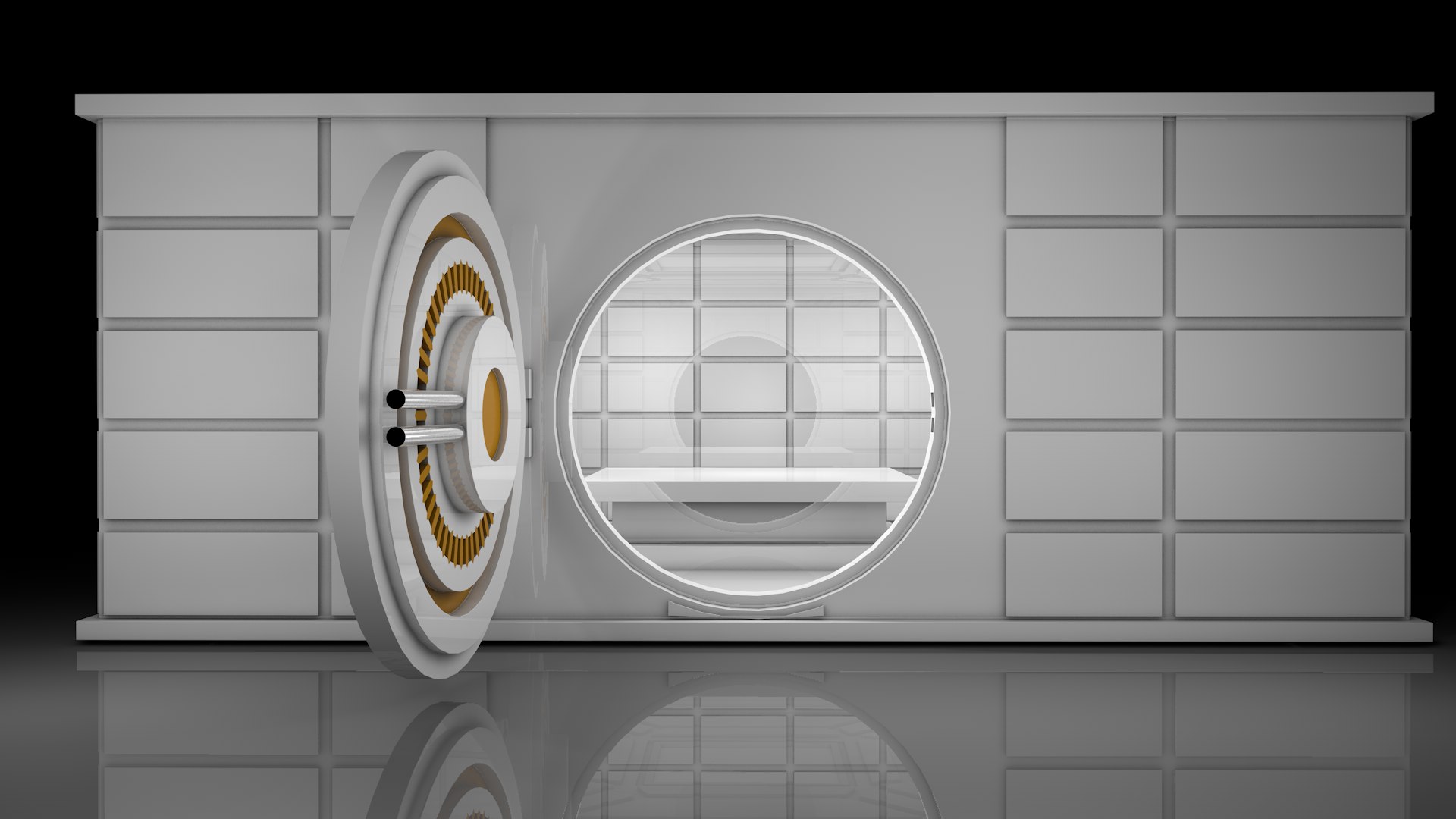 3D Sci Fi Vault Model - TurboSquid 2236854