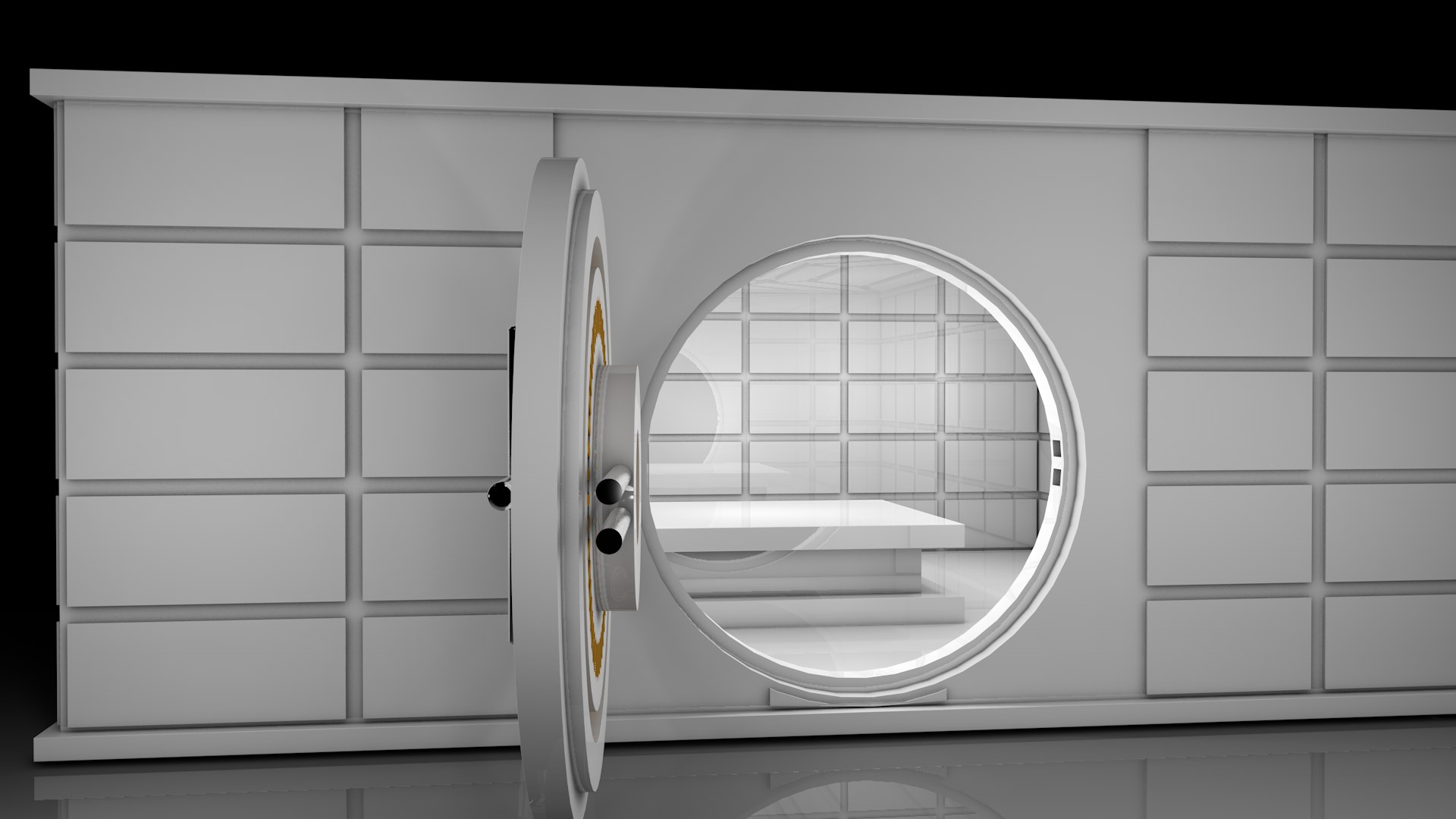3D Sci Fi Vault Model - TurboSquid 2236854