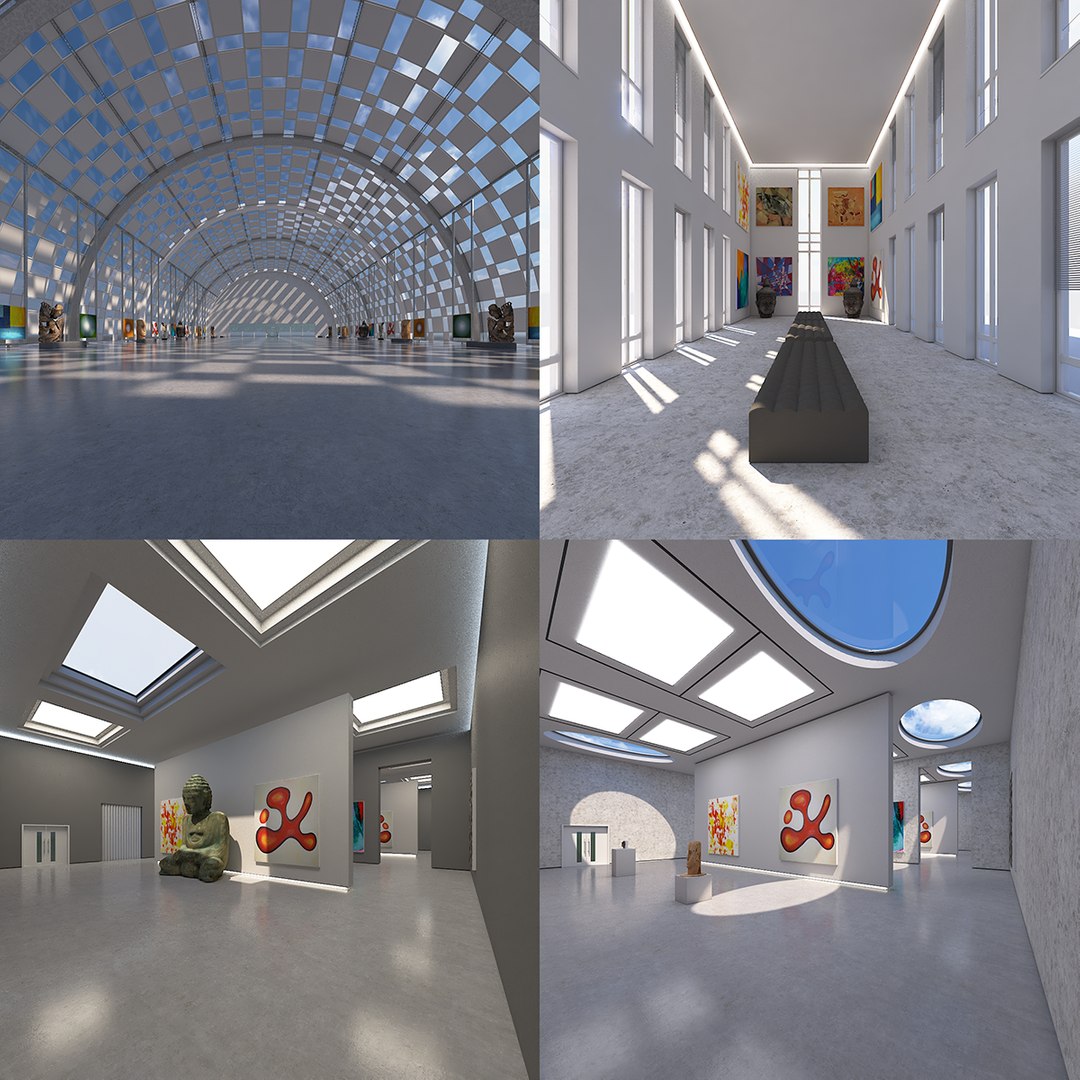 3D Art Gallery Collection 08 - TurboSquid 1997814