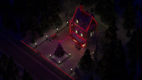 3ds max christmas house