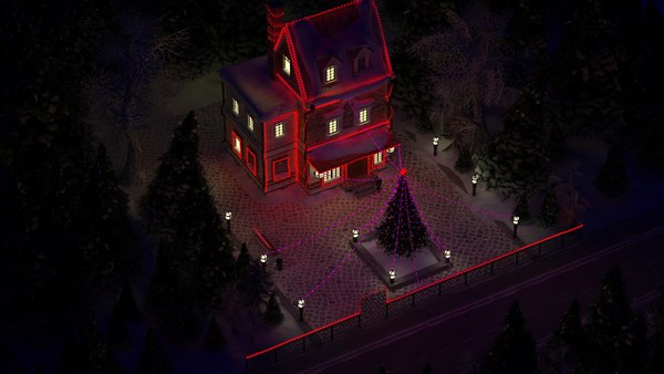 3ds max christmas house