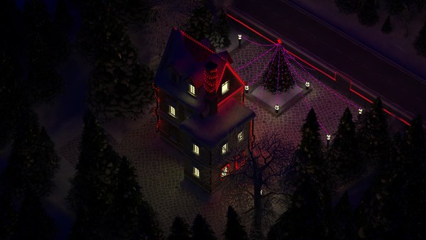 3ds max christmas house