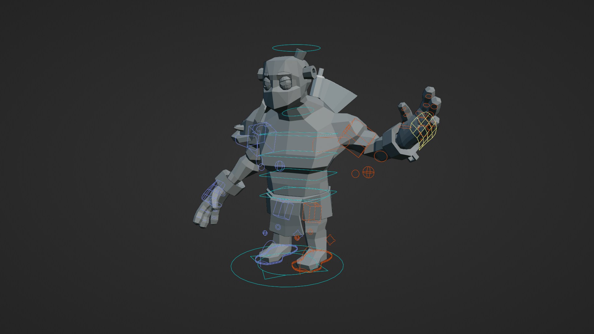 3D Warrior Character Low poly - TurboSquid 2068220