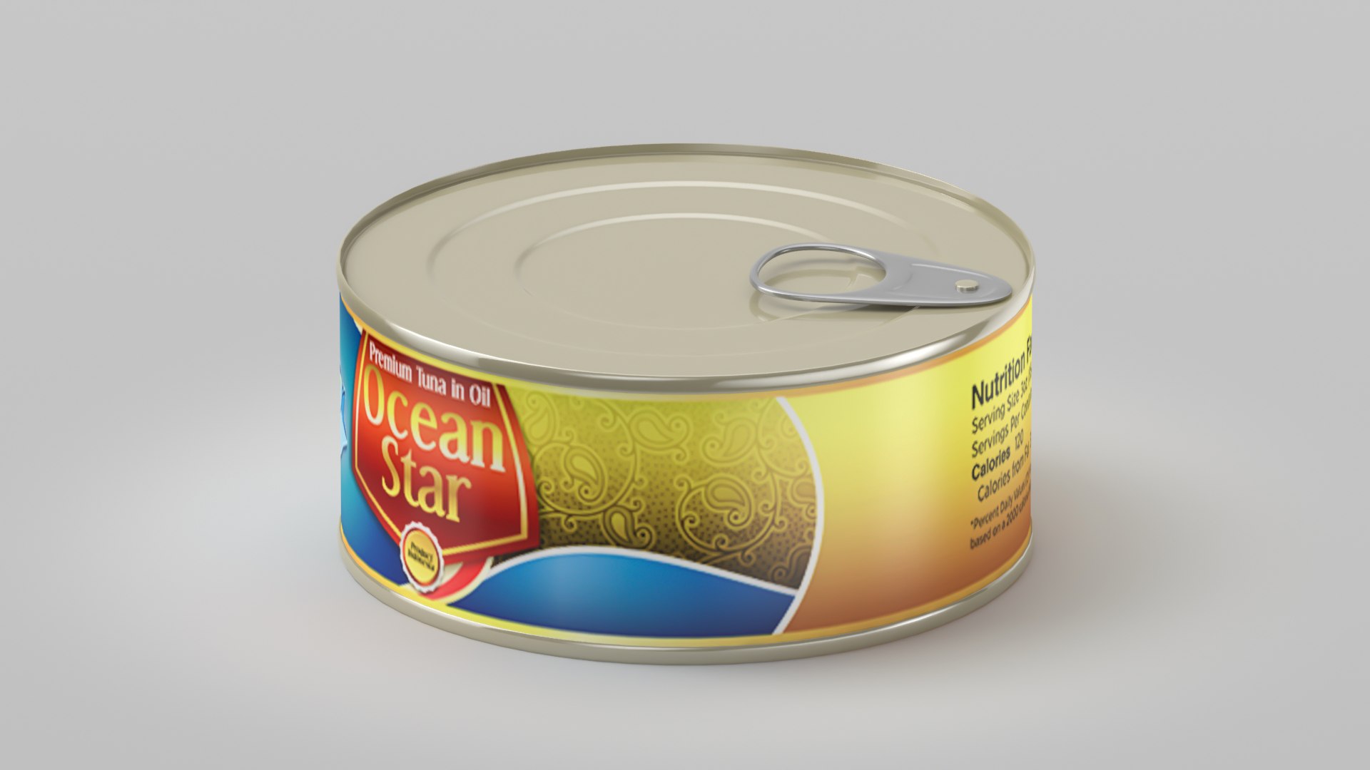 3D Canned Tuna - TurboSquid 1622501