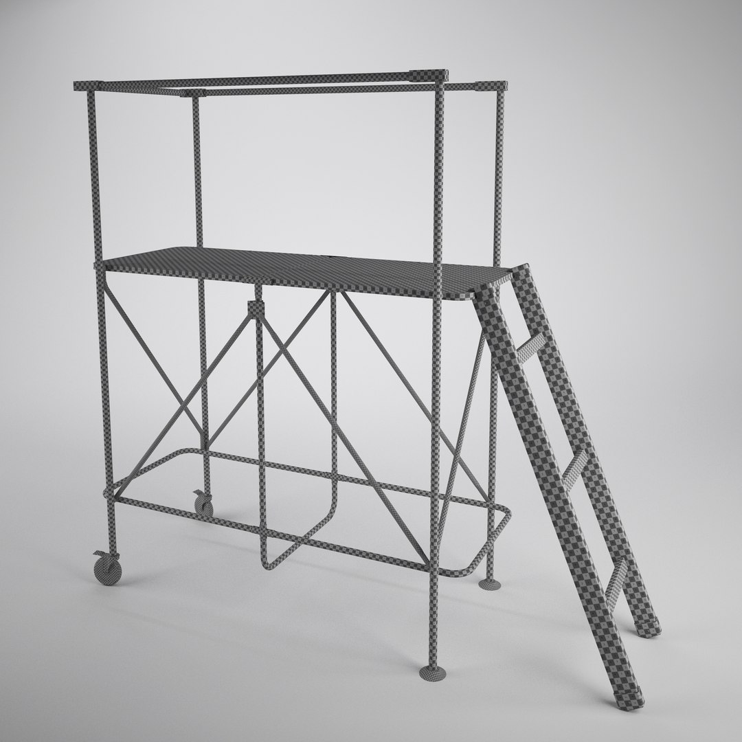Scaffold Tower 3d Model