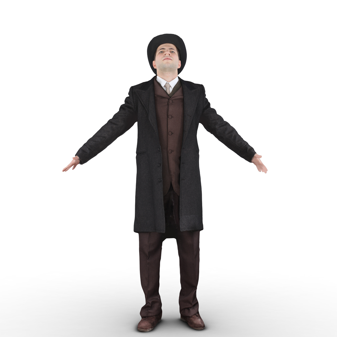 No460 - Male Detective A Pose 3D-Modell - TurboSquid 1668664
