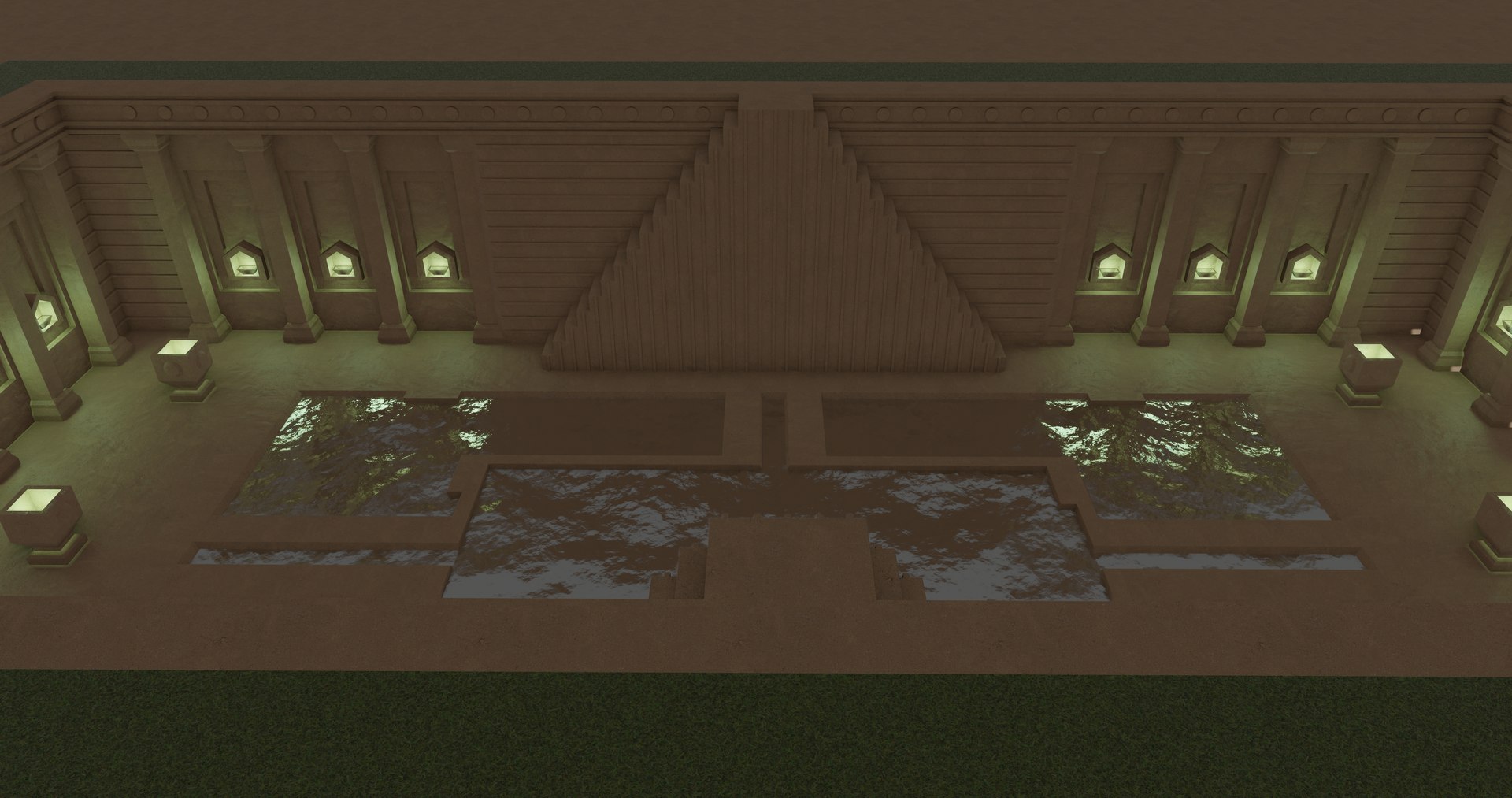 3D Primitive Underground Building - TurboSquid 1899101